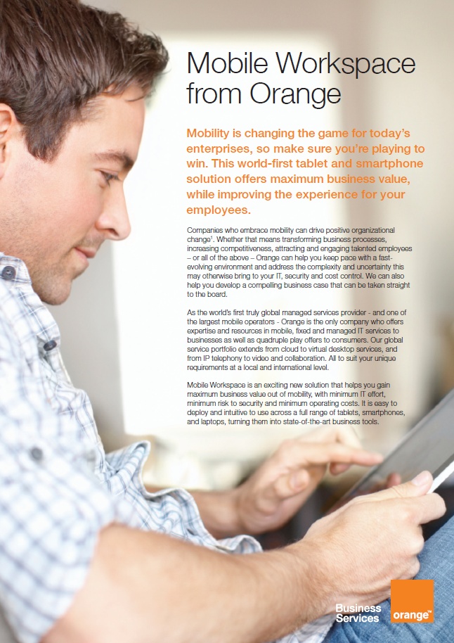 Mobile Workspace from Orange | Orange Business